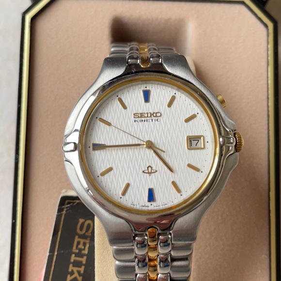 Seiko | Accessories | Seiko Kinetic Men Tt Battery Water Resistant Wdate Sapphire Crystal | Poshmark